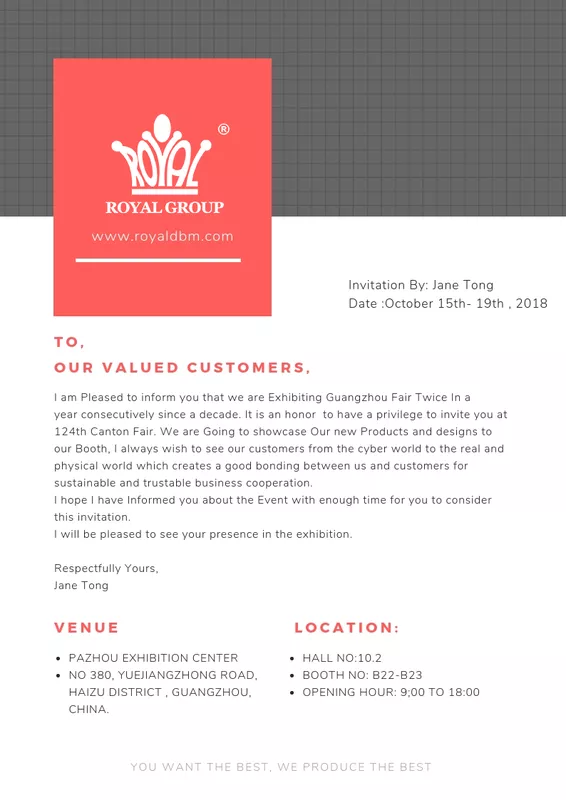Exhibition Invitation Letter Sample Making The Most Of Your Exhibition